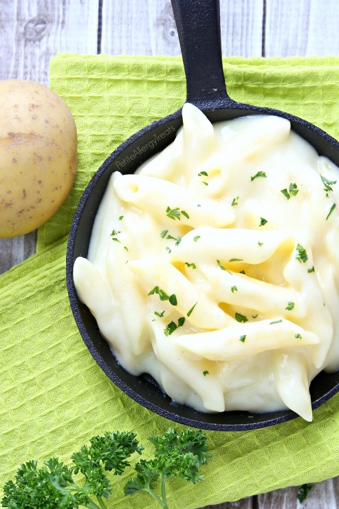 Creamy Dairy Free Alfredo Sauce (Nut Free Vegan Potato) - Petite ...