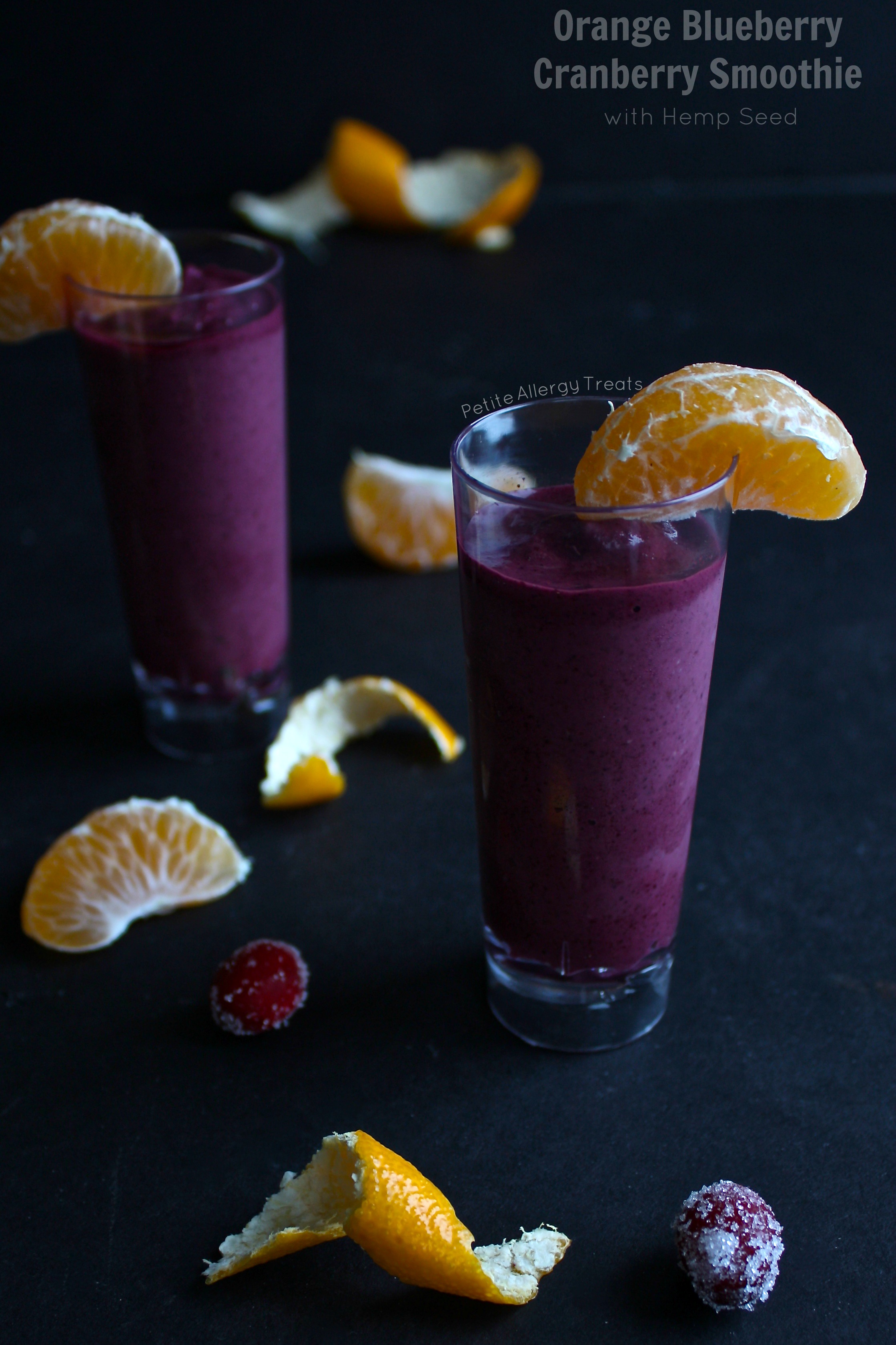 Orange Blueberry Cranberry Smoothie - Petite Allergy Treats